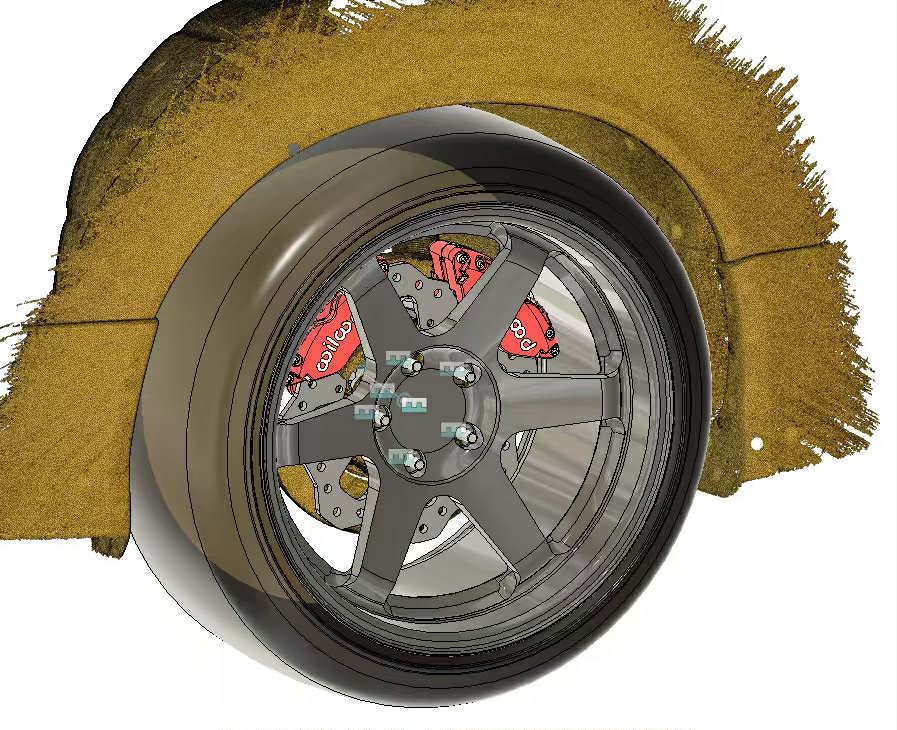 Lightweight Nissan Skyline & Silvia Motorsport Drag Drift Dual Caliper ...