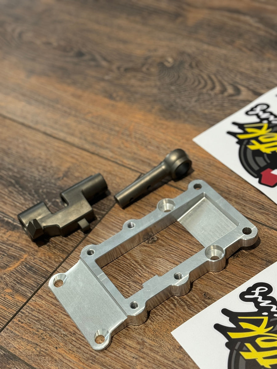 Nissan Skyline R33 R34 Billet Shifter Relocation Kit suit RB25DET Tran ...