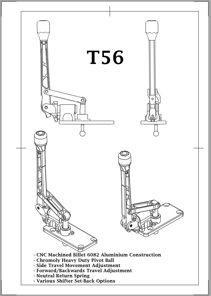 Speedtek T56 6 Speed Race Spec Shifter – Speedtek Auto Racing