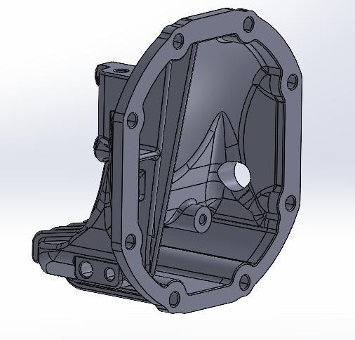 Nissan R200 Large Capacity Billet 6061 Aluminium Differential Cover ...