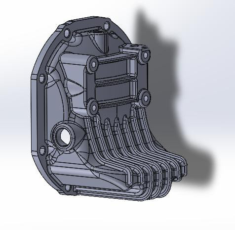 Nissan R200 Large Capacity Billet 6061 Aluminium Differential Cover ...