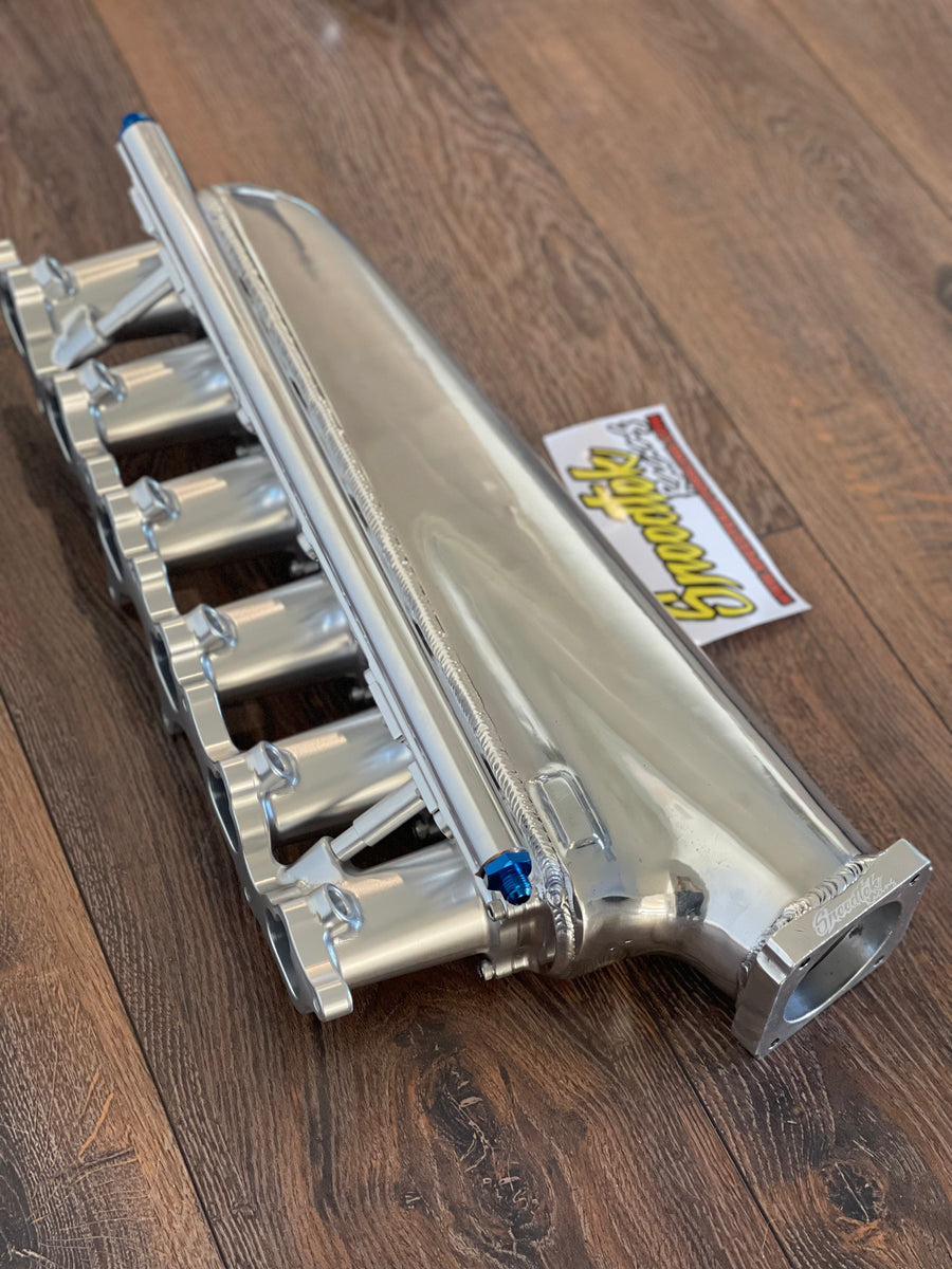 Toyota 2JZ-GTE & 2JZ-GE Supra Aristo CNC Billet Intake Manifold Plenum ...