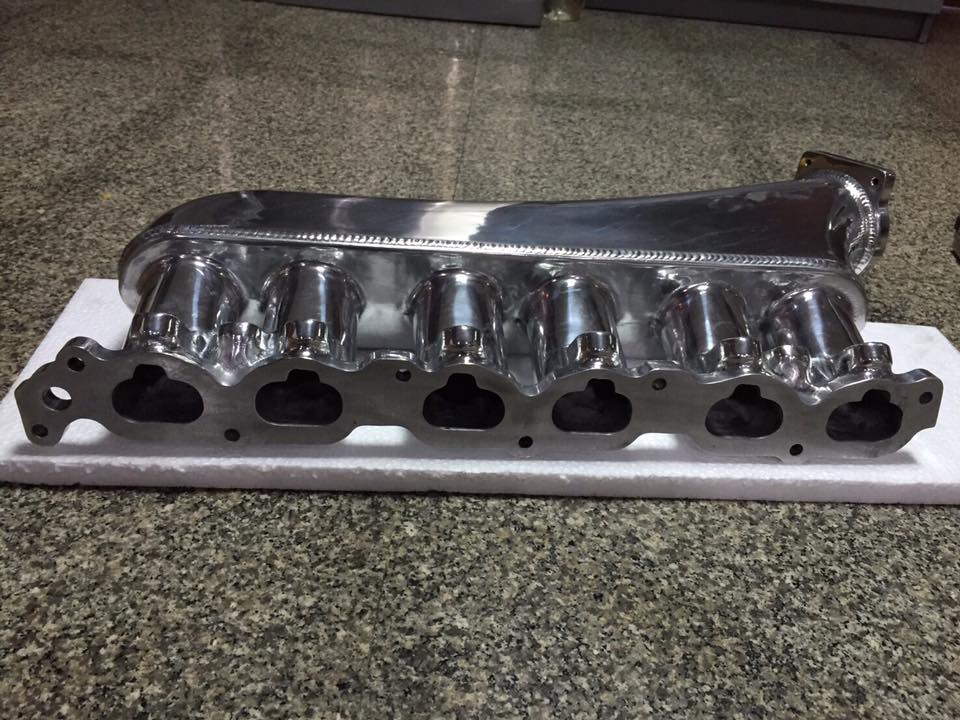 Toyota 2JZ GTE Cast Supra Aristo Intake Manifold Plenum Intake Manifol ...