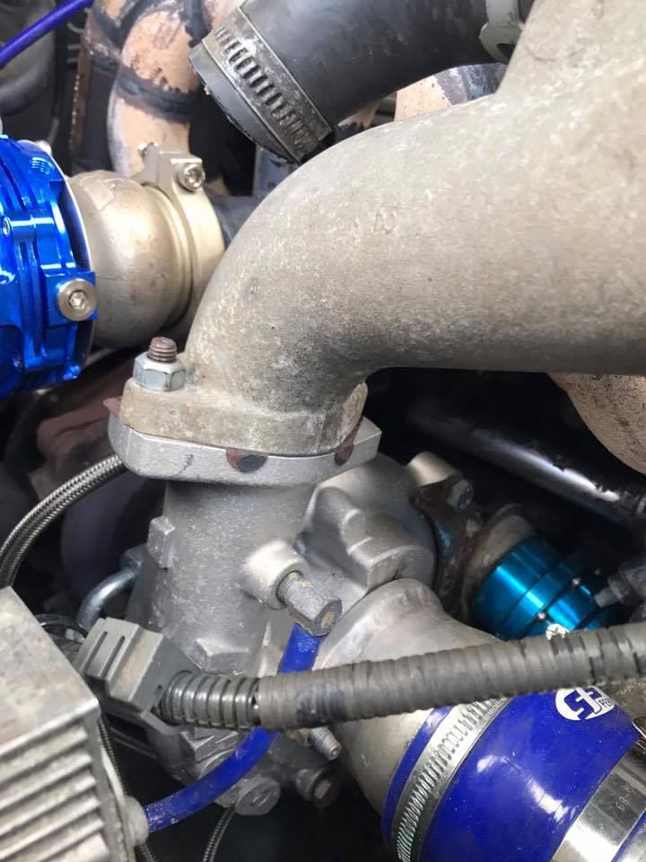 Toyota 1JZ-GTE VVTi Low Mount Steam Pipe Exhaust Manifold JZX100 JZX11 ...