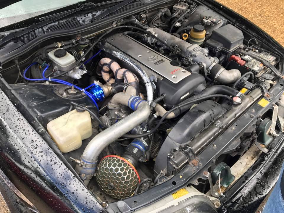 Toyota 1JZ-GTE VVTi Low Mount Steam Pipe Exhaust Manifold JZX100 JZX11 ...