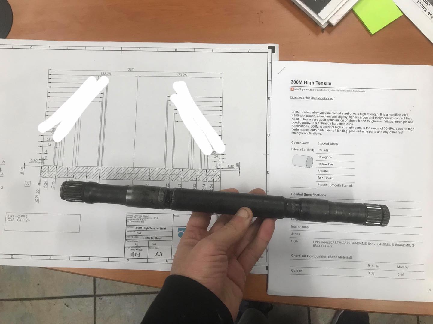 Nissan Skyline GT-R 300M Billet Steel 1000HP Front Race Spec Axles ...