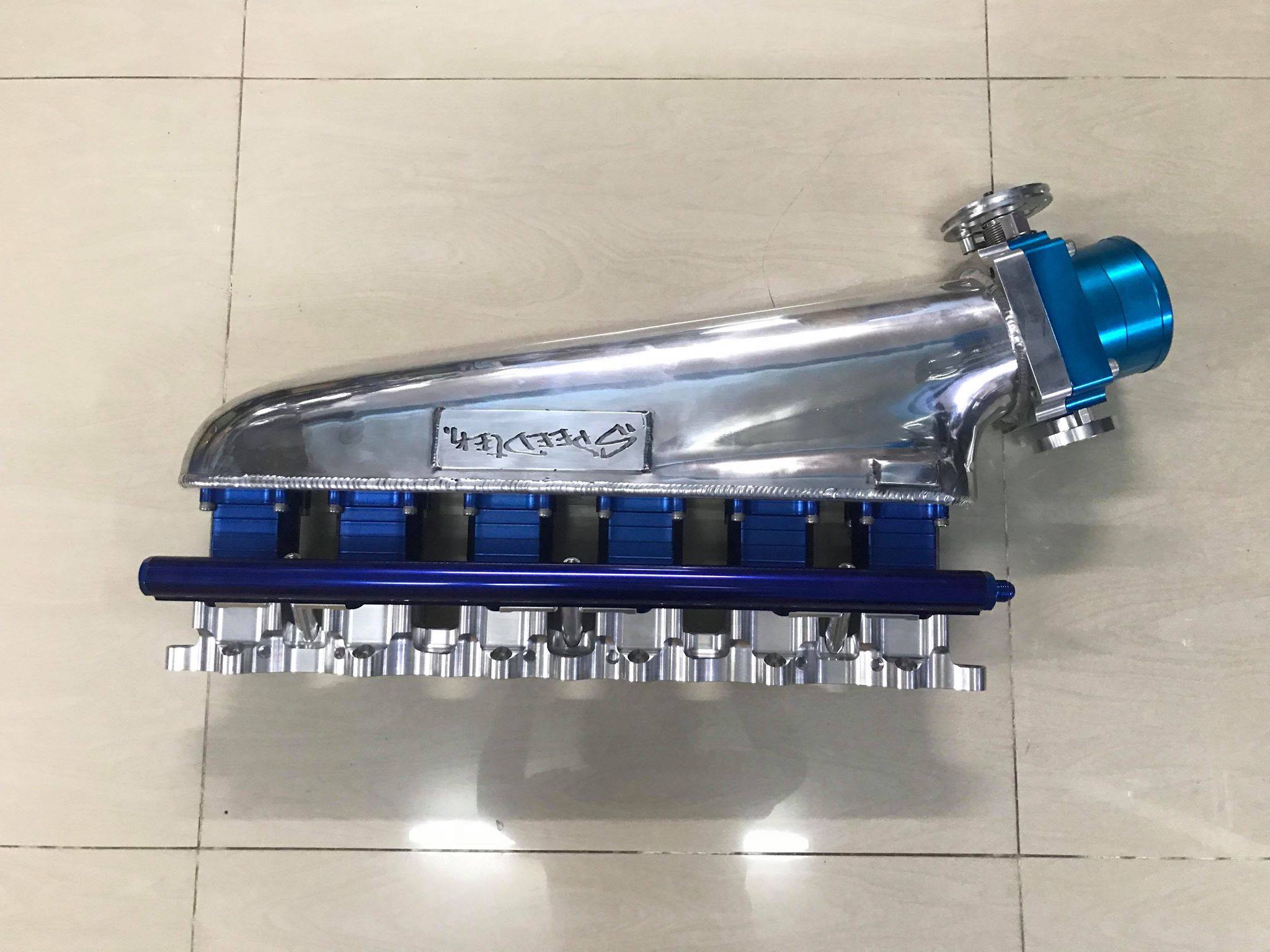 Toyota 2JZ GE Supra Aristo CNC Billet Intake Manifold Plenum – Speedtek ...