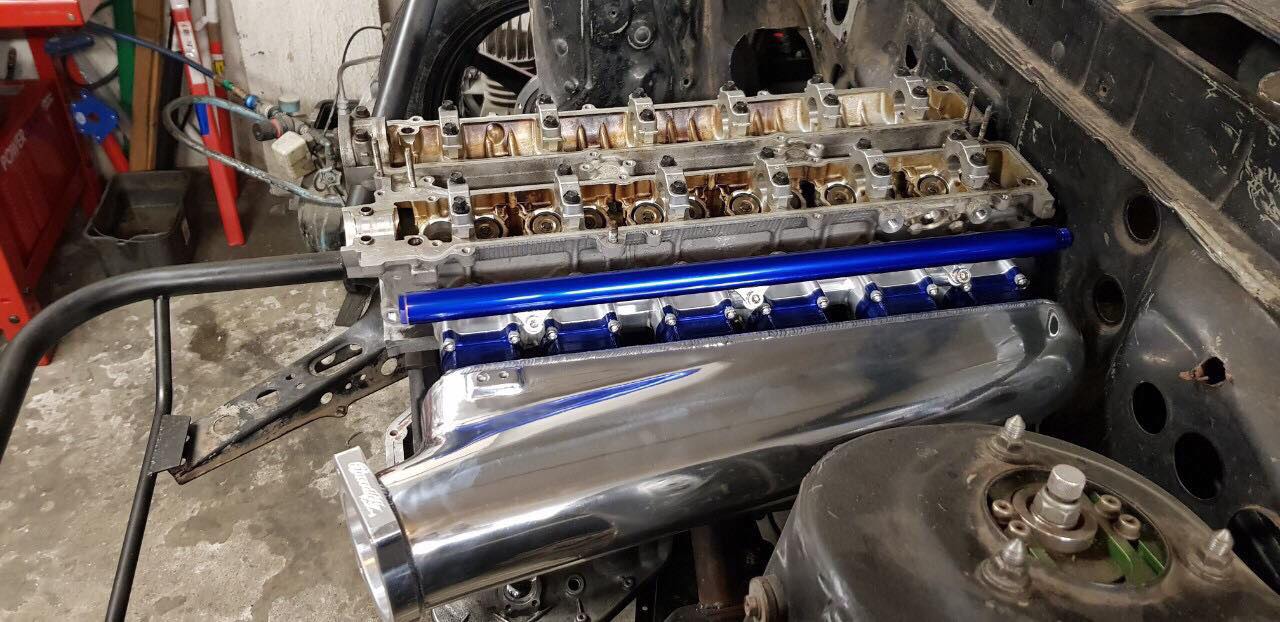 Toyota 2JZ-GTE Supra Aristo CNC Billet Intake Manifold Plenum 2JZ GTE ...