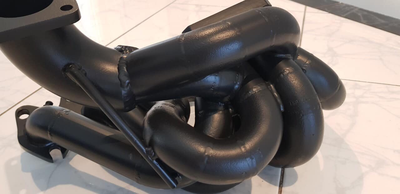 Toyota 2JZ-GTE High Mount Steam Pipe Exhaust Manifold JZA80 2JZ Supra ...