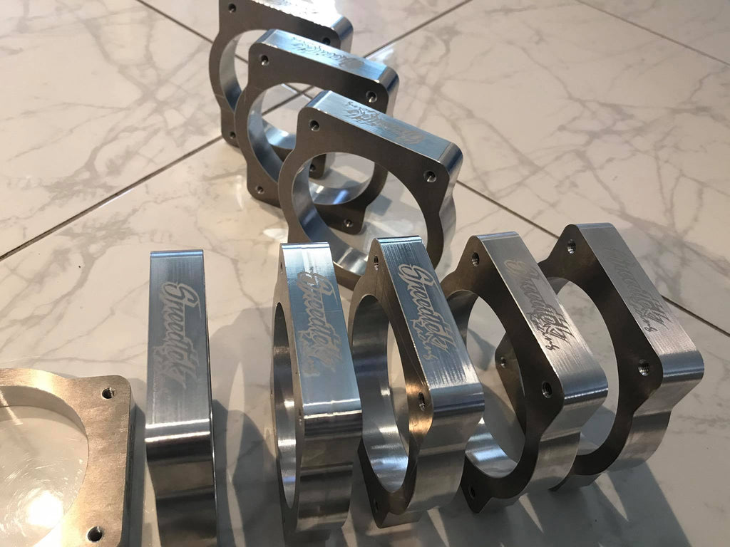 LS2 LS3 LS7 DBW 90mm FLANGE Billet 6061 Aluminium CNC DIY Weld-On Flan ...