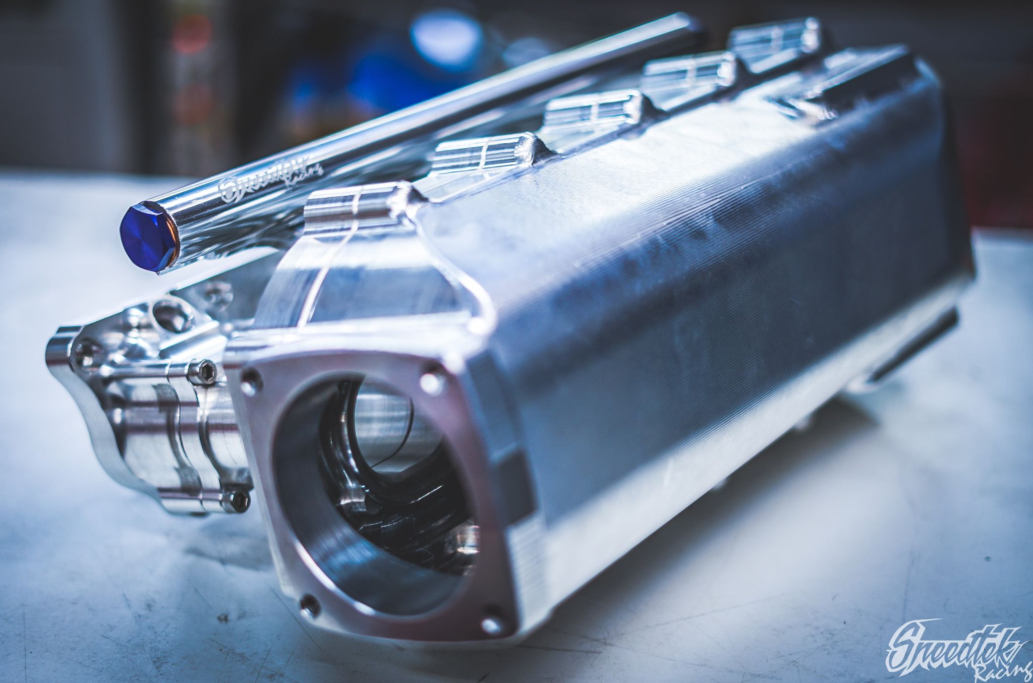 Honda K24 Billet Intake Manifold CNC RWD FWD Vtec V-TEC CNC 6061 Plenu ...