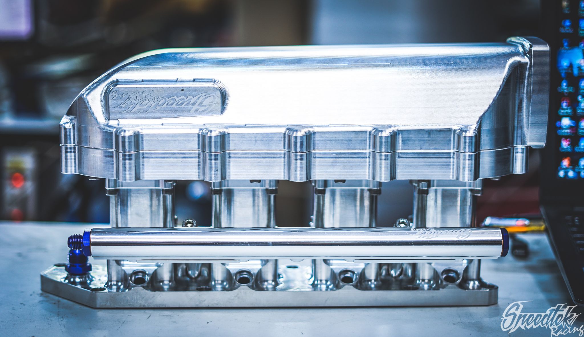 Honda K24 Billet Intake Manifold CNC RWD FWD Vtec V-TEC CNC 6061 Plenu ...