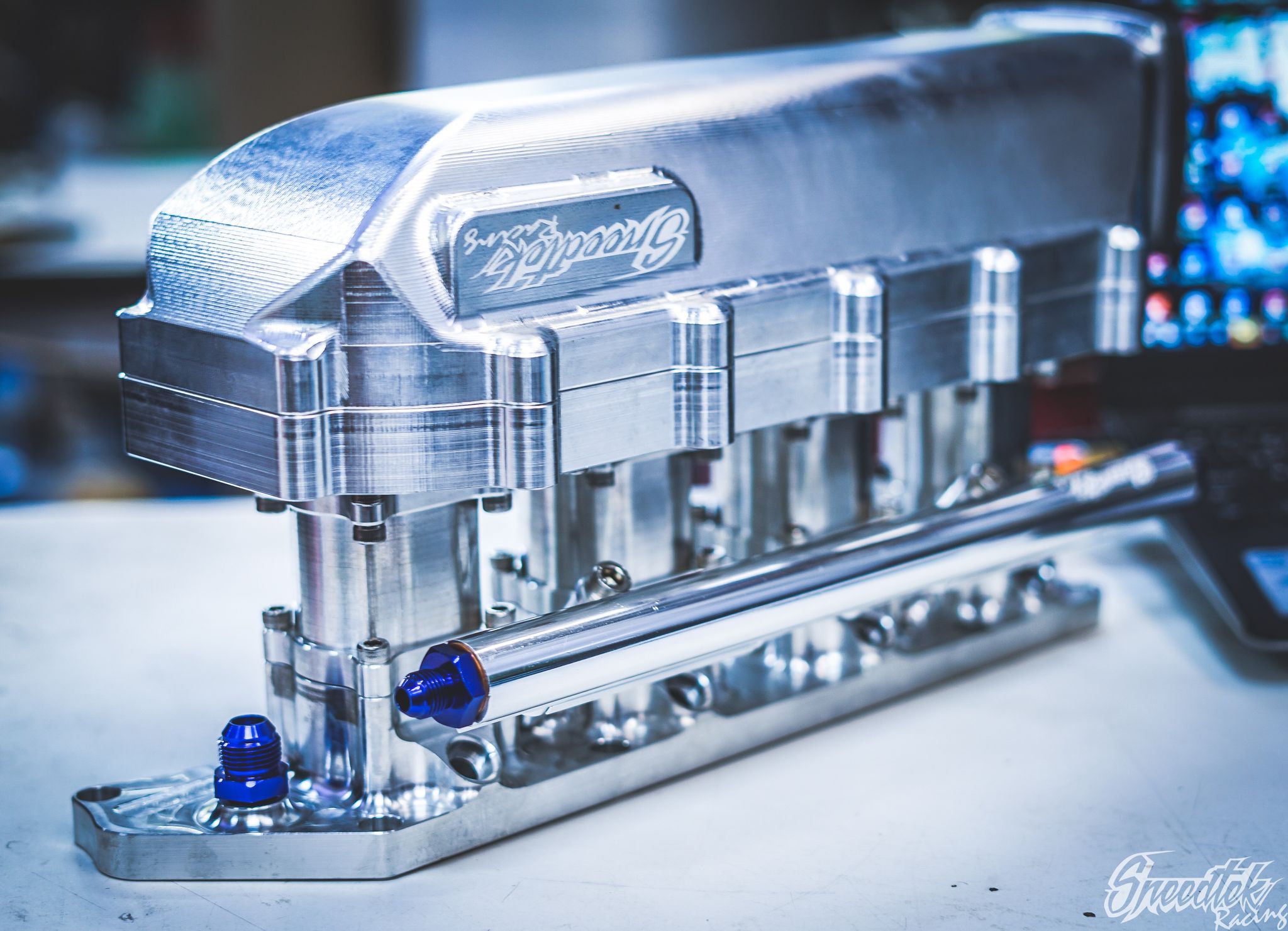 Honda K24 Billet Intake Manifold CNC RWD FWD Vtec V-TEC CNC 6061 Plenu ...