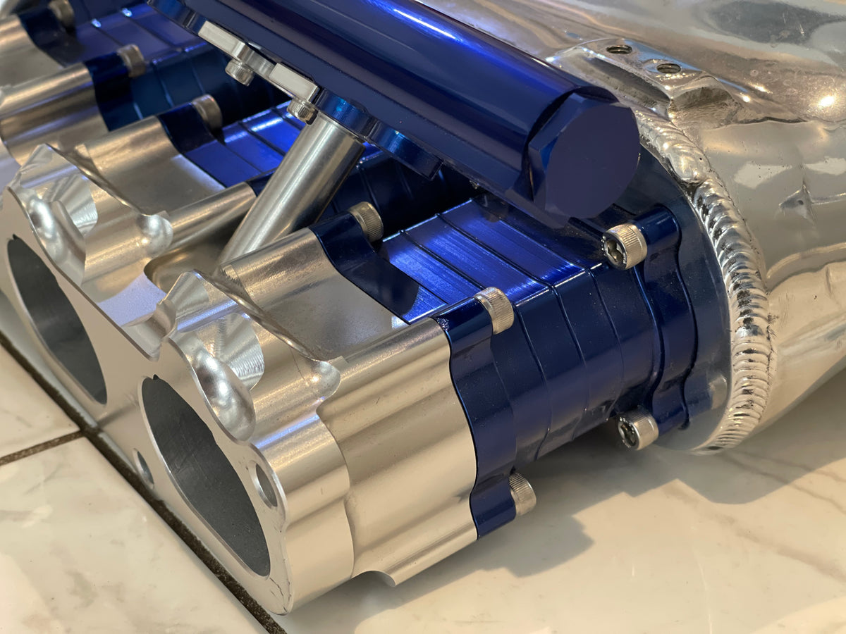 Toyota 2JZ-GTE Supra Aristo CNC Billet Intake Manifold Plenum 2JZ GTE ...