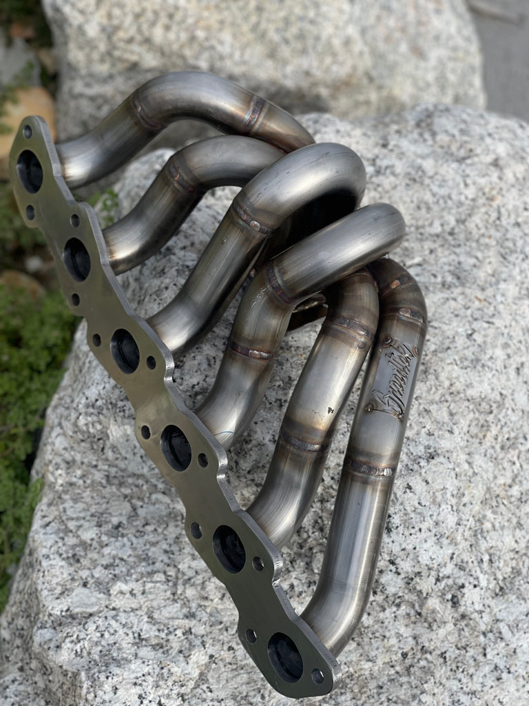Nissan Skyline RB20 RB25 Tubular Low Mount Exhaust Manifold R31 R32 R3 ...
