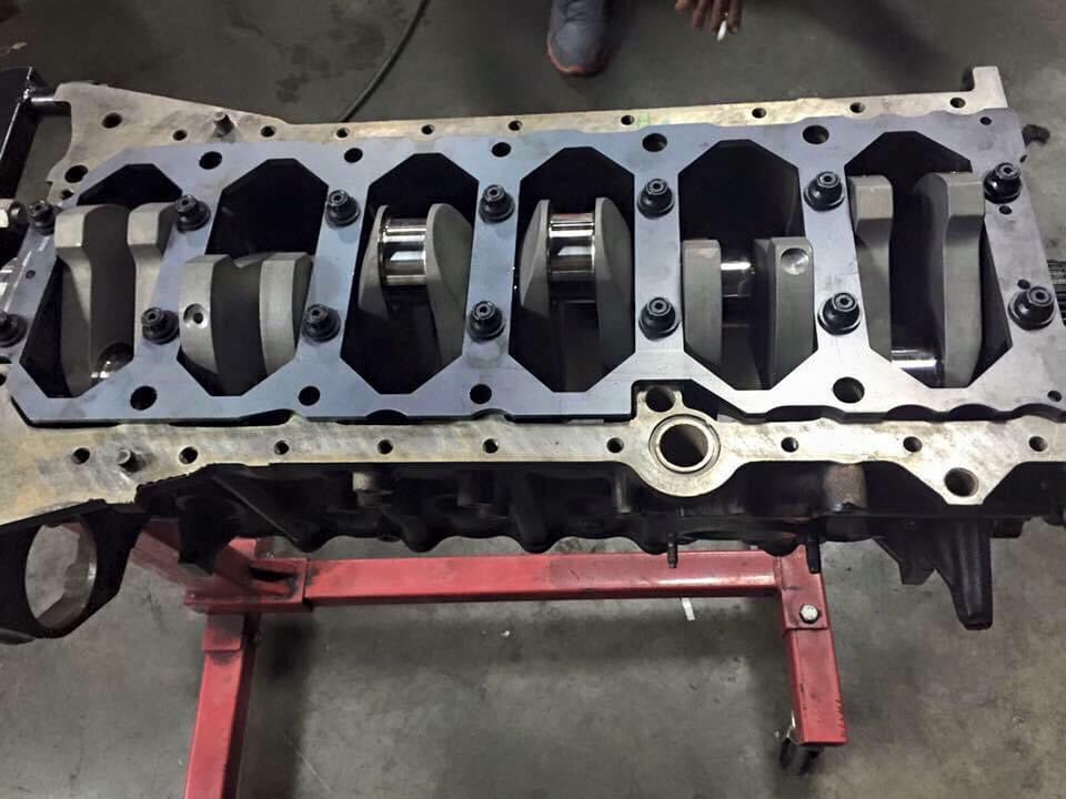 2JZ Reinforcement Crank Main Cap Girdle - 2JZ-GTE Block Brace / Block ...